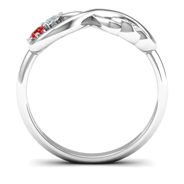 Jewlr Double The Love Infinity Ring