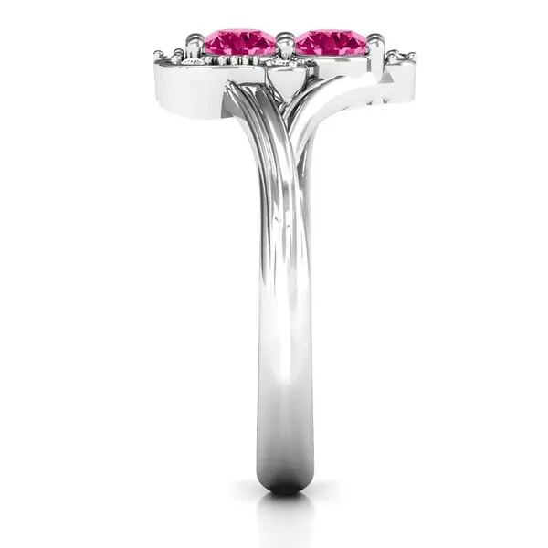 Jewlr Sense Of Style Two Stone Ring