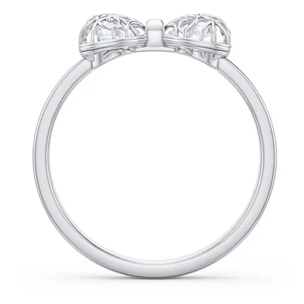 Jewlr Adorable Bow Cage Ring