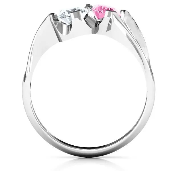 Jewlr Two Stone Sparkle Ring