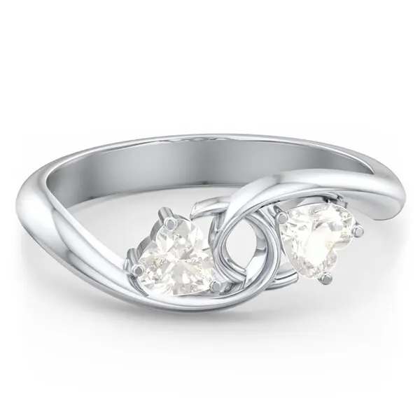 Jewlr Two Of Hearts Pinky Promise Ring