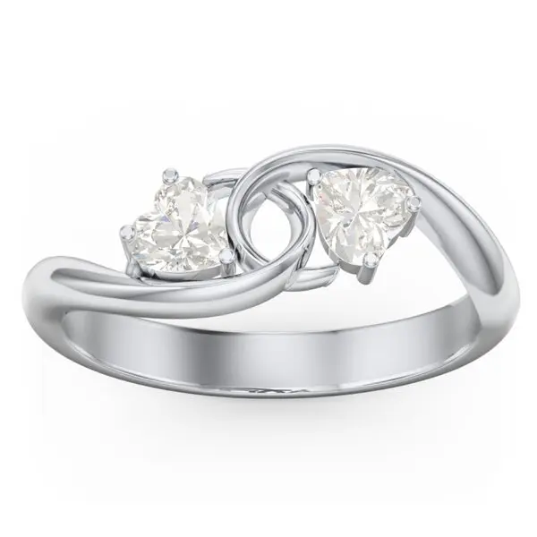 Jewlr Two Of Hearts Pinky Promise Ring