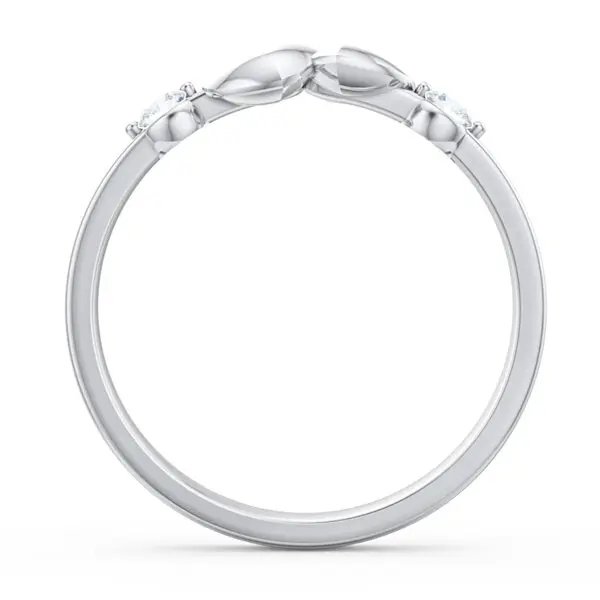 Jewlr Heart-to-heart Ring With Accent Stones