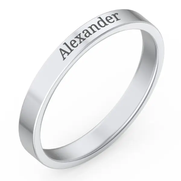 Jewlr Engravable Stacking Ring