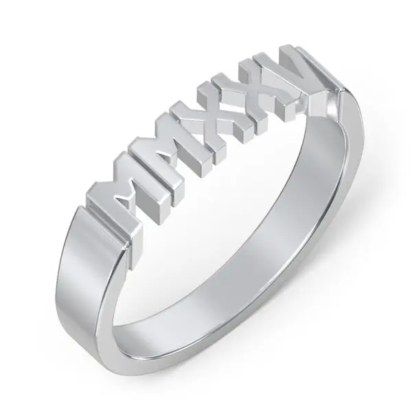 Jewlr Roman Numeral Graduation Ring