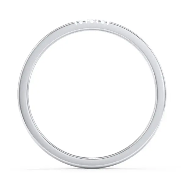 Jewlr Minimalist Band With Micro-pavé Stones