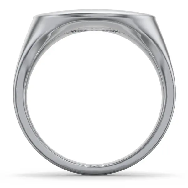 Jewlr Pavé Initial Signet Ring A