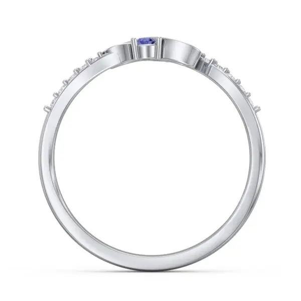 Jewlr Infinity Heart Ring With Accents