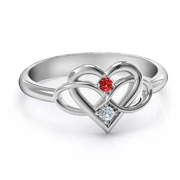 Jewlr Together Forever Two-stone Ring