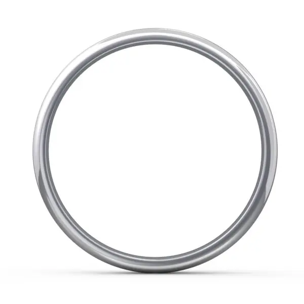 Jewlr Classic Half Round Wedding Band 4mm Width
