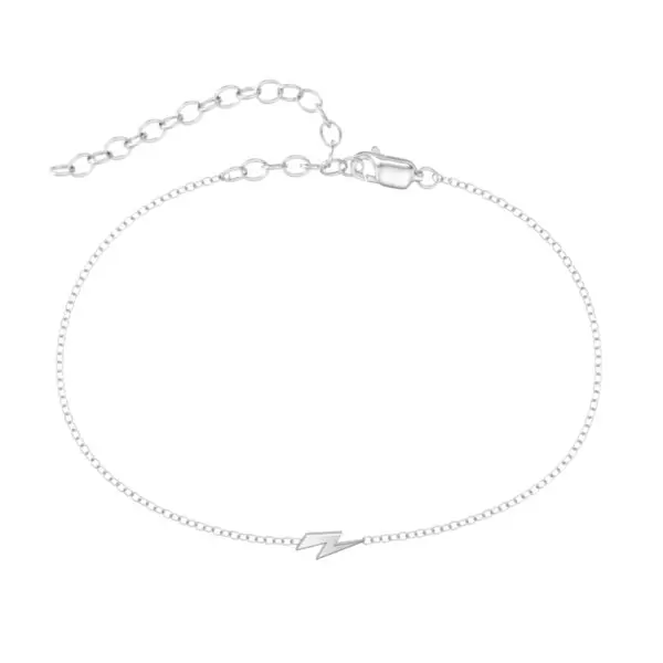 Jewlr Lightning Bolt Anklet