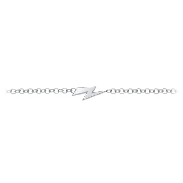 Jewlr Lightning Bolt Anklet