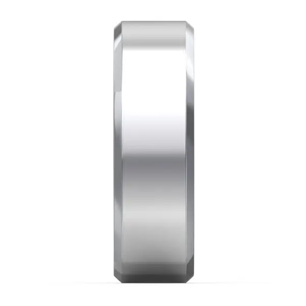 Jewlr Beveled Edge Wedding Band 7mm Width