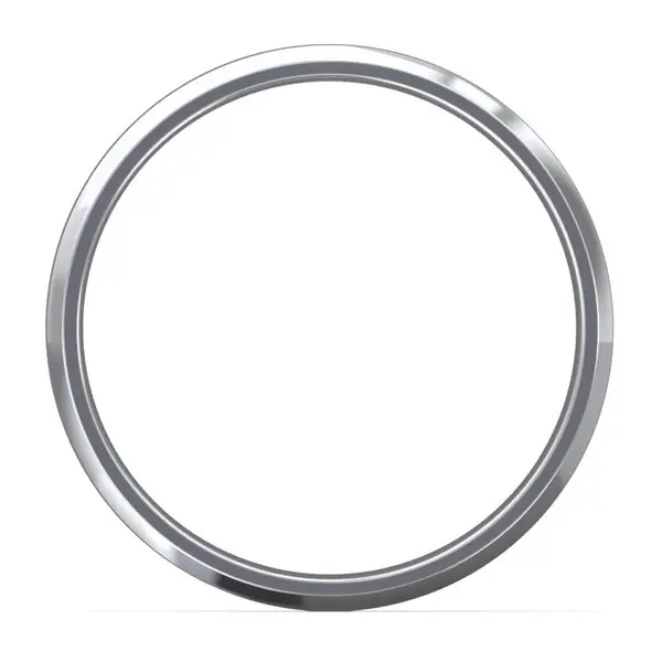 Jewlr Beveled Edge Wedding Band 6mm Width
