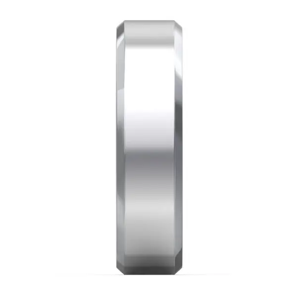 Jewlr Beveled Edge Wedding Band 6mm Width