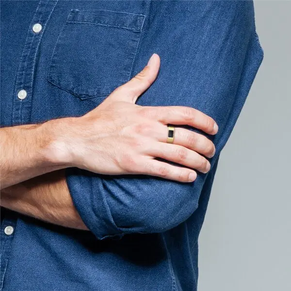 Jewlr Engravable Cold Enamel Signet Ring