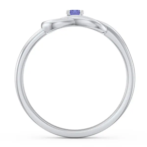 Jewlr Birthstone Love Knot Ring