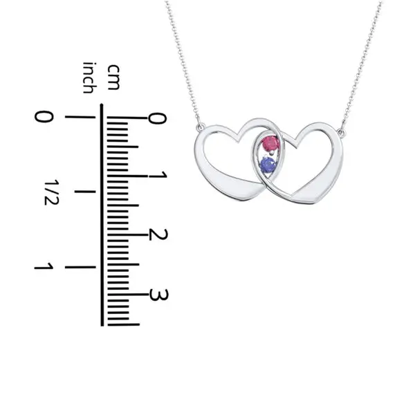 Jewlr Merging Hearts Pendant