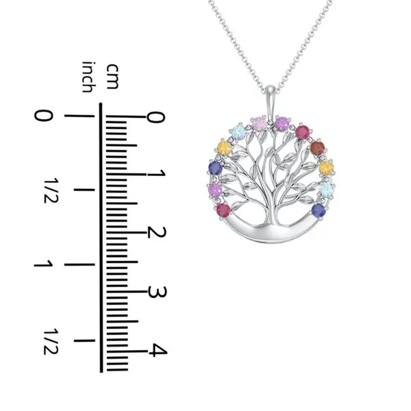 Jewlr Circle Of Life Family Tree Pendant