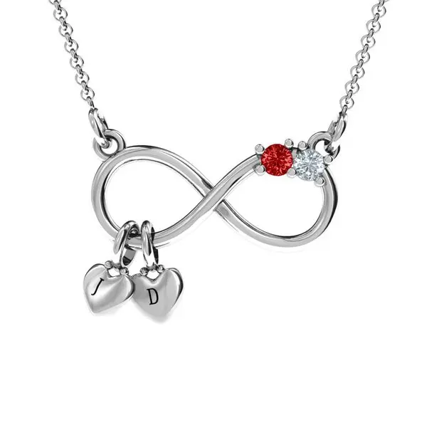 Jewlr Twice The Love Infinity Pendant