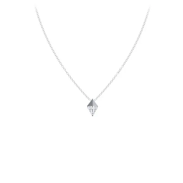 Jewlr Diamond Shape Pendant With Gemstones