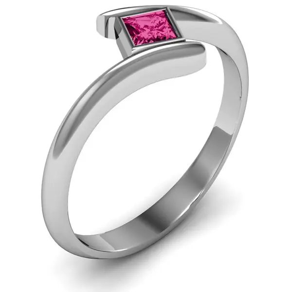 Jewlr Princess Cut Bypass Daughters Ring