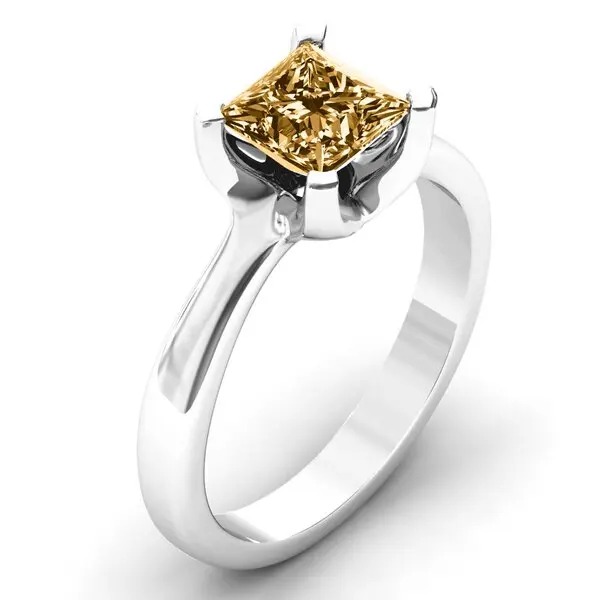 Jewlr Large Princess Solitaire Ring