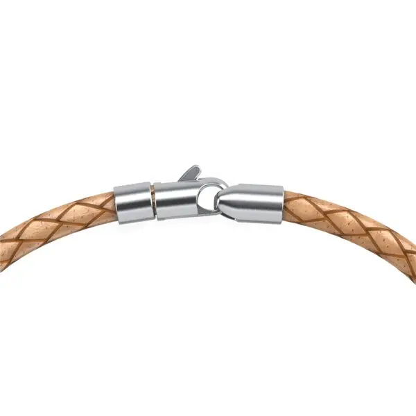 Jewlr Engravable Bar & Baguette Leather Bracelet 3