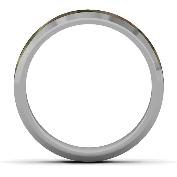 Jewlr Ring With Green Camouflage Inlay