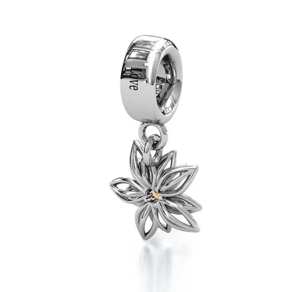Jewlr Lotus In Full Bloom Bracelet Charm