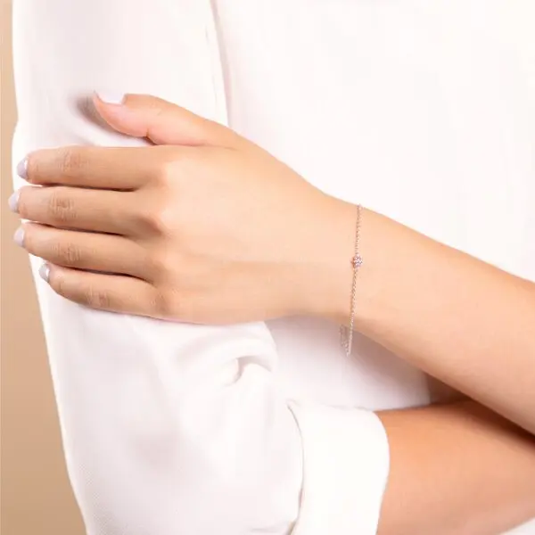 Jewlr Flower Cluster Bracelet