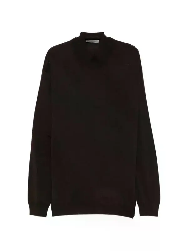 Corneliani Mock-neck Virgin-wool Sweater
