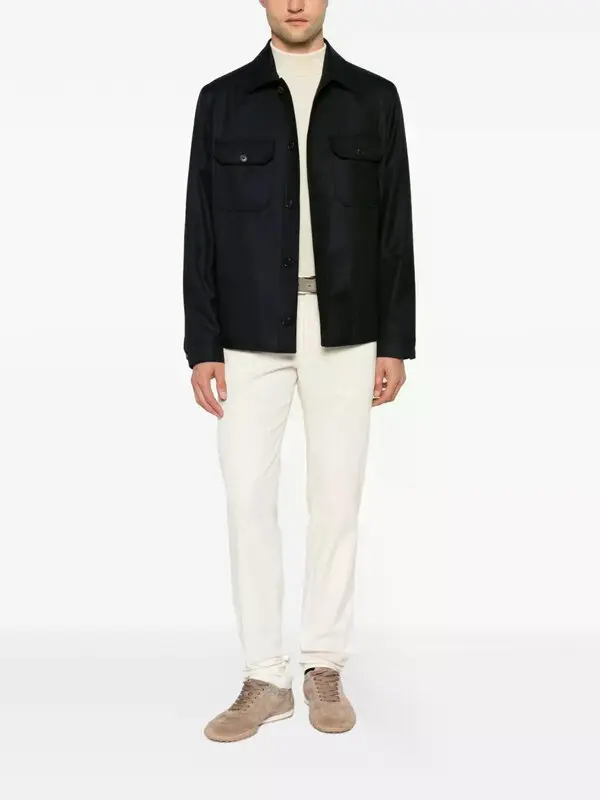 Corneliani Button-fastening Wool Jacket