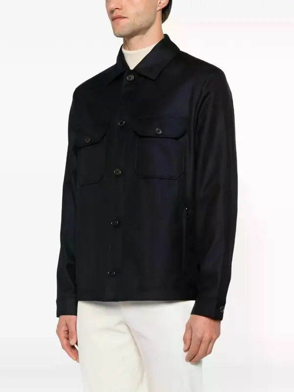 Corneliani Button-fastening Wool Jacket