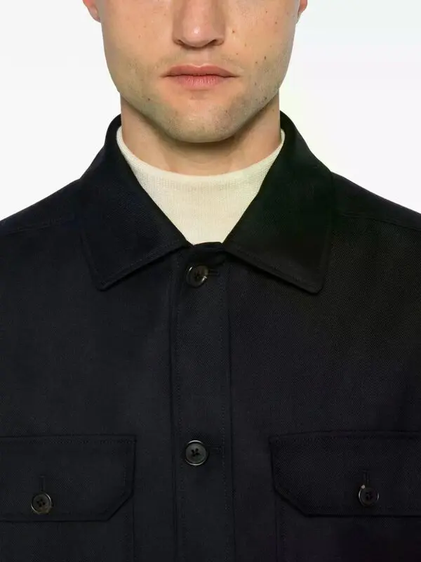 Corneliani Button-fastening Wool Jacket