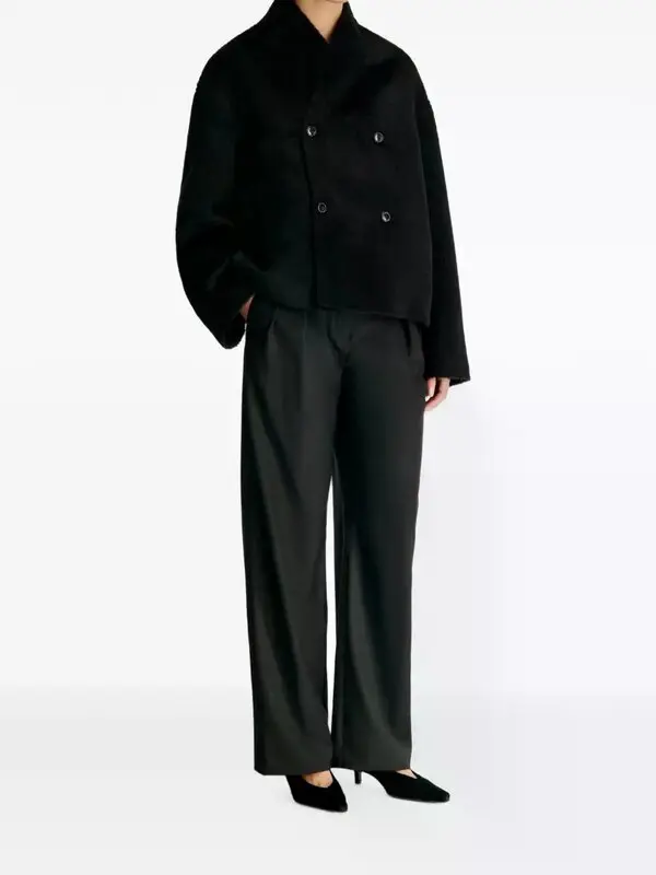 Loulou De Saison Double-breasted V-neck Jacket