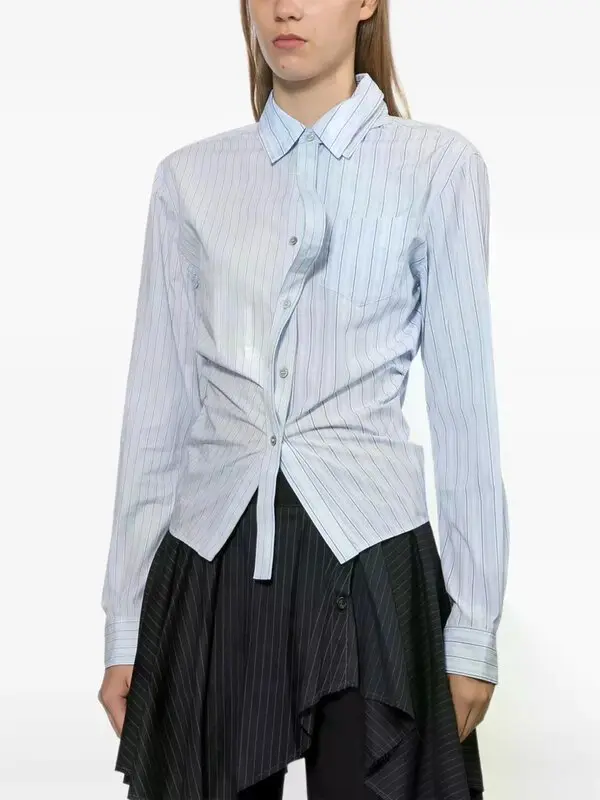 Andersson Bell Split-stripe Contour Shirt