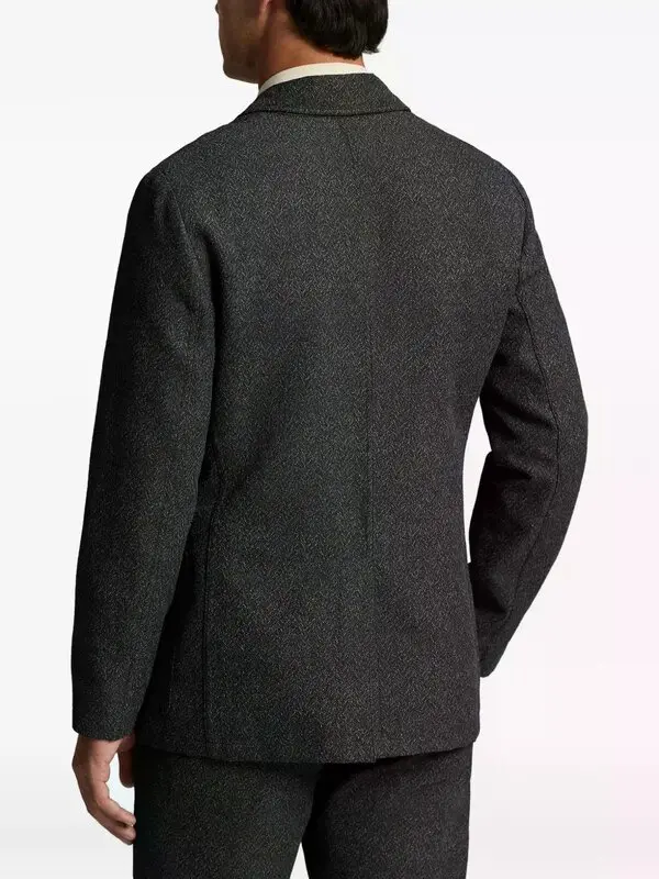 Ralph Lauren Herringbone-pattern Single-breasted Blazer