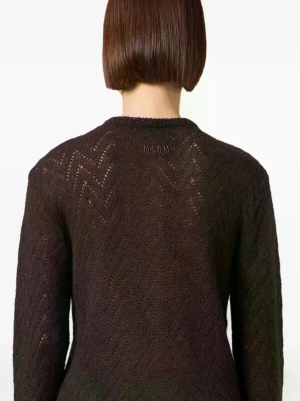 MSGM Ruffle-trim Cardigan