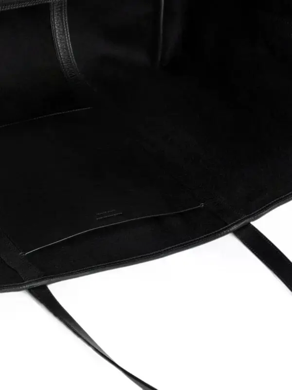 JIL SANDER Foro Grained Leather Tote Bag