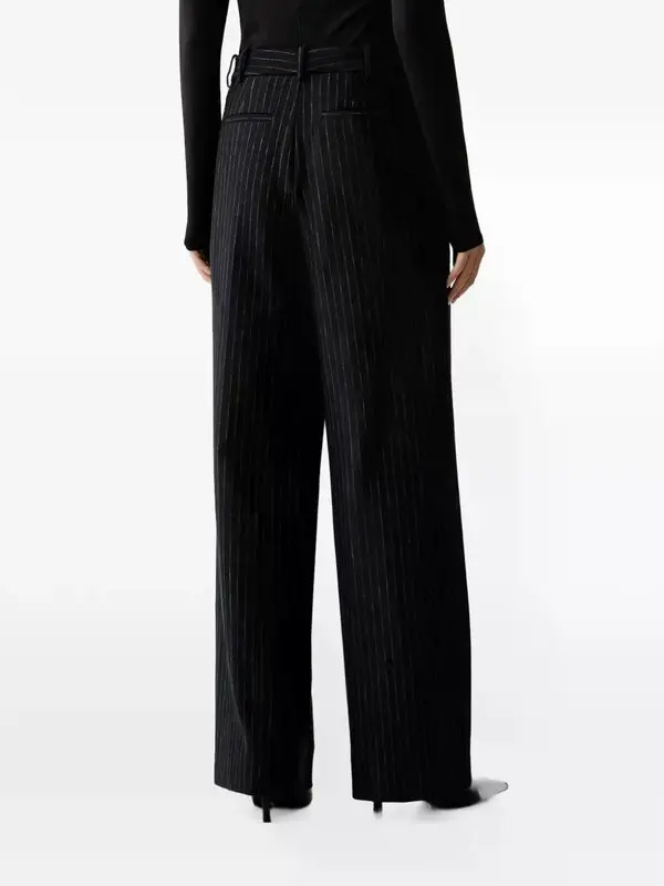 Luisa Spagnoli Pinstripe-pattern Pleated Tailored Trousers