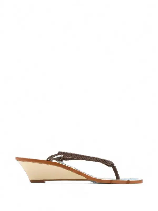 Farm Rio Palm Tree Wedge Sandals