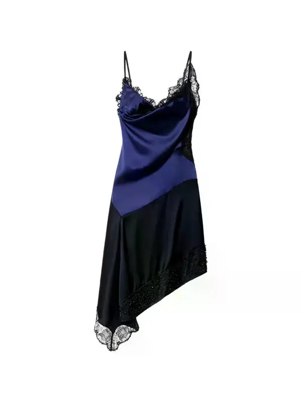 Isabel Marant Étoile Anazia Lace-trim Asymmetric Dress