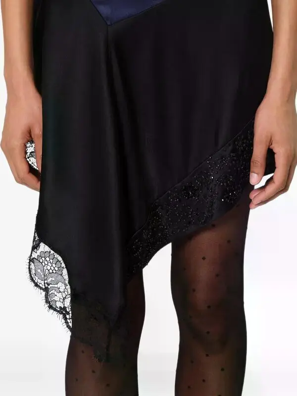 Isabel Marant Étoile Anazia Lace-trim Asymmetric Dress
