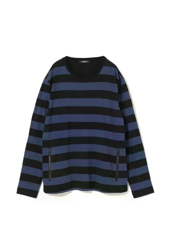 Undercover Striped Zip-detail Sweater