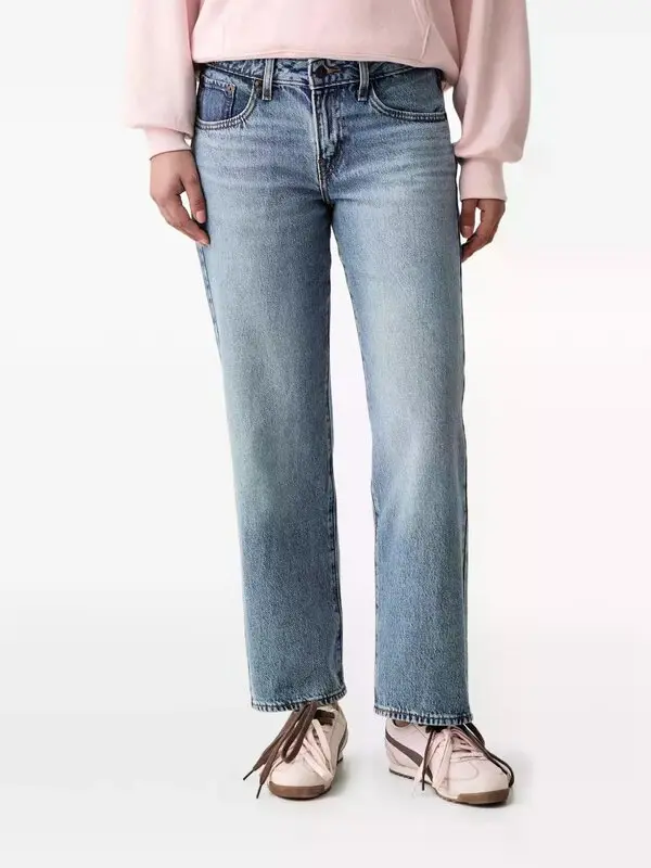 LEVI'S Mid-wash Straight-leg Jeans