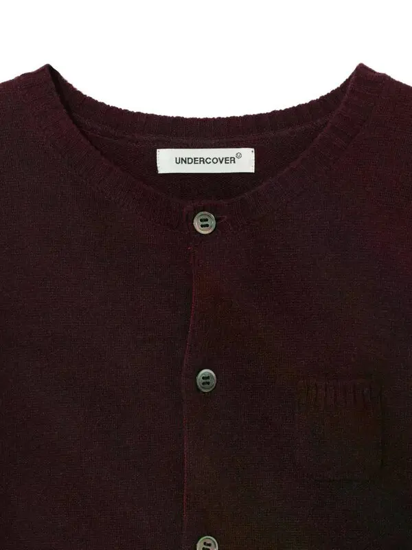 Undercover Sheer-panel Button-up Cardigan