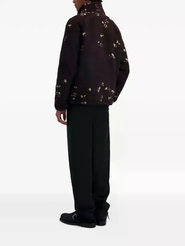 OLAF Fleece-texture Patterned Jacket