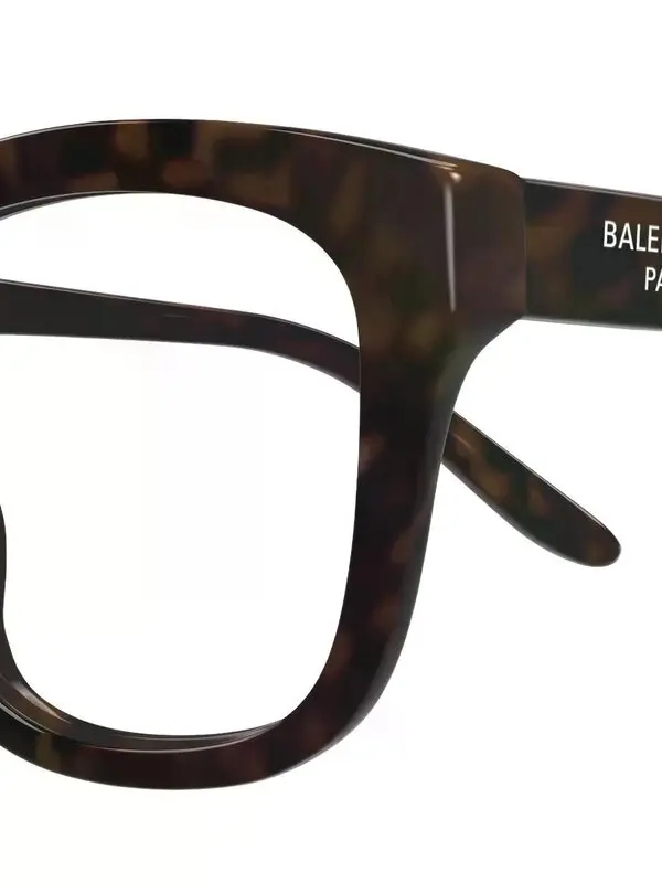 Balenciaga Tortoiseshell-effect Cat-eye Glasses