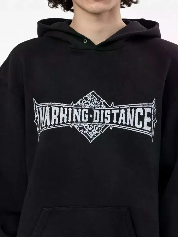 MARKING DISTANCE Crusade Logo-print Hoodie
